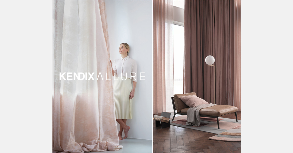 Kendix Allure introduceert dit najaar zes nieuwe kwaliteiten gordijnstoffen