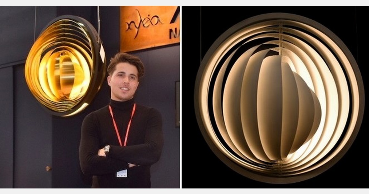 Rick Luiten ontwerpt opvallende kroonluchter