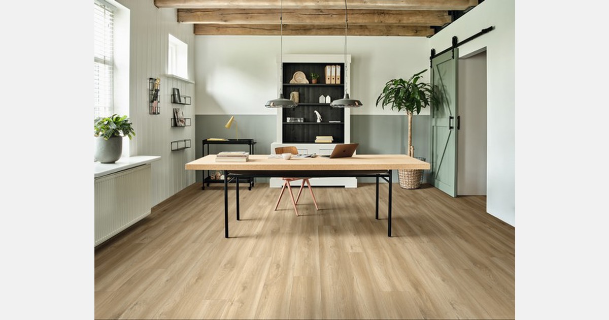 Duurzame Moduleo vloeren geschikt voor thuiswerkplek