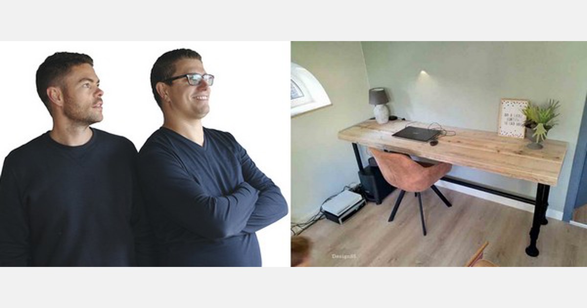 Vrienden Mark Berends en Kevin Veldkamp runnen succesvol meubelbedrijf