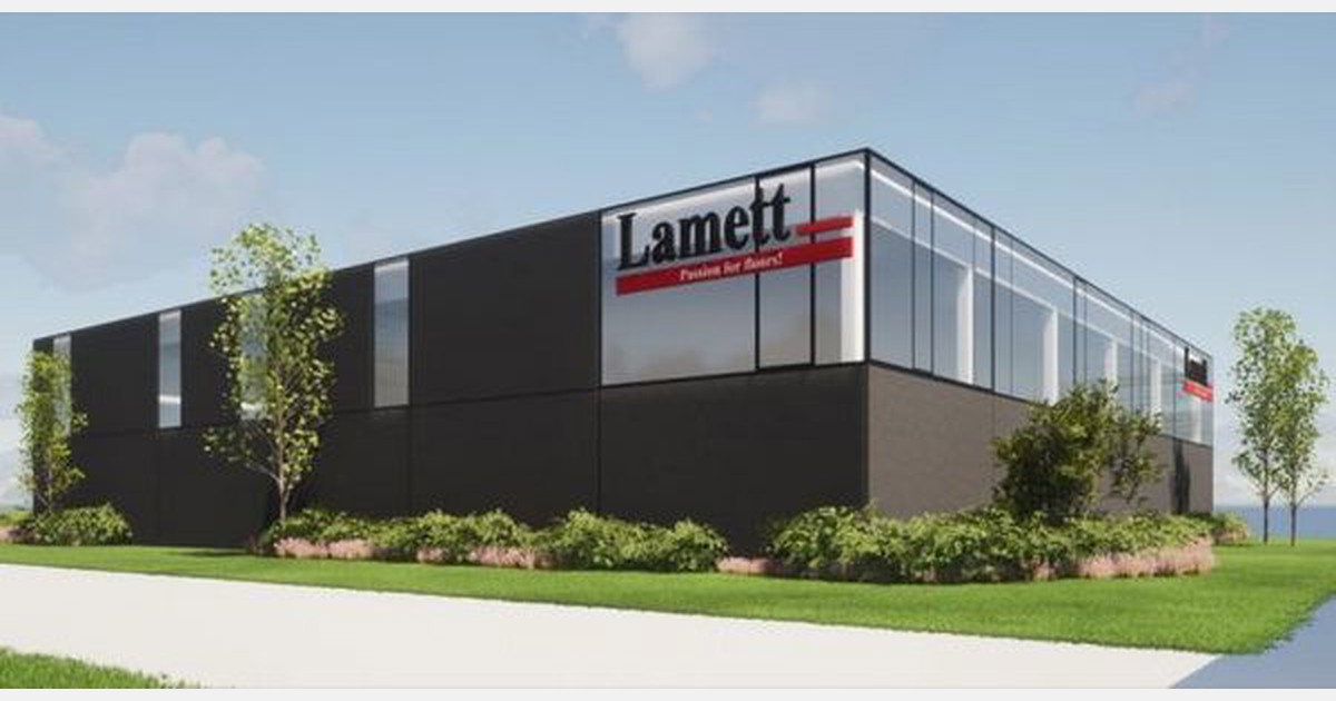Nieuwbouw Lamett Europe is gepland