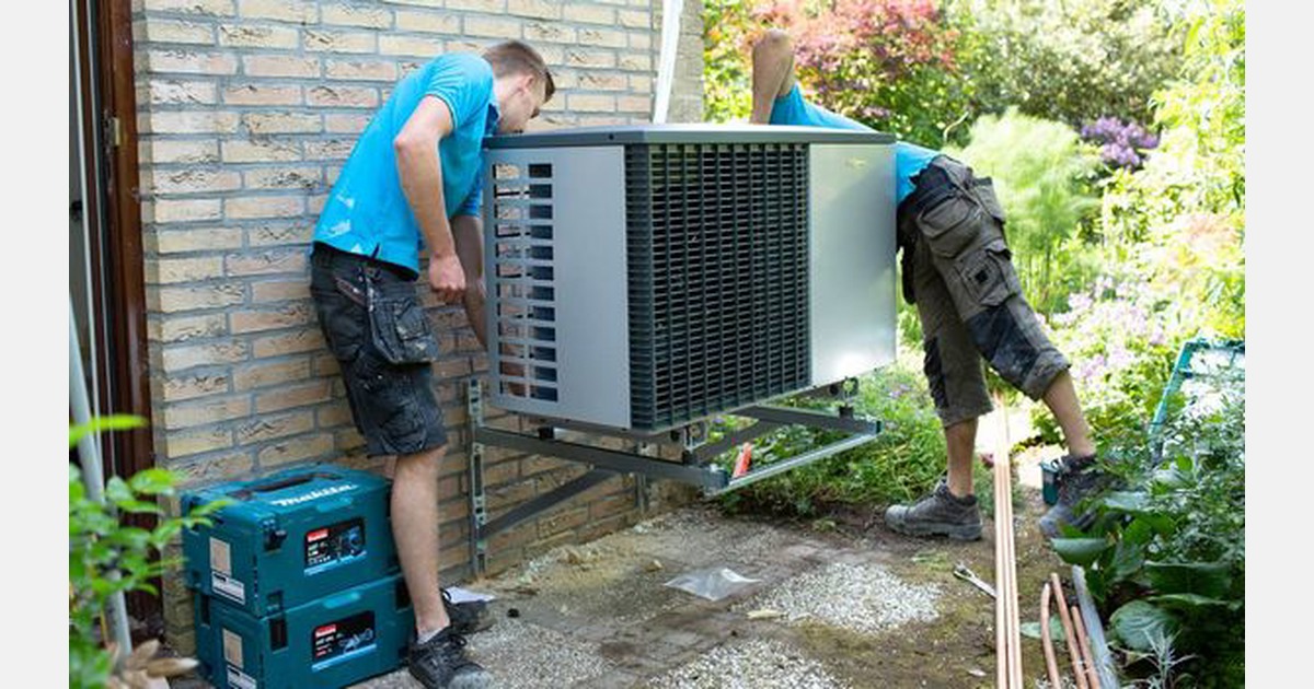 Steeds meer warmtepompen bij woningen