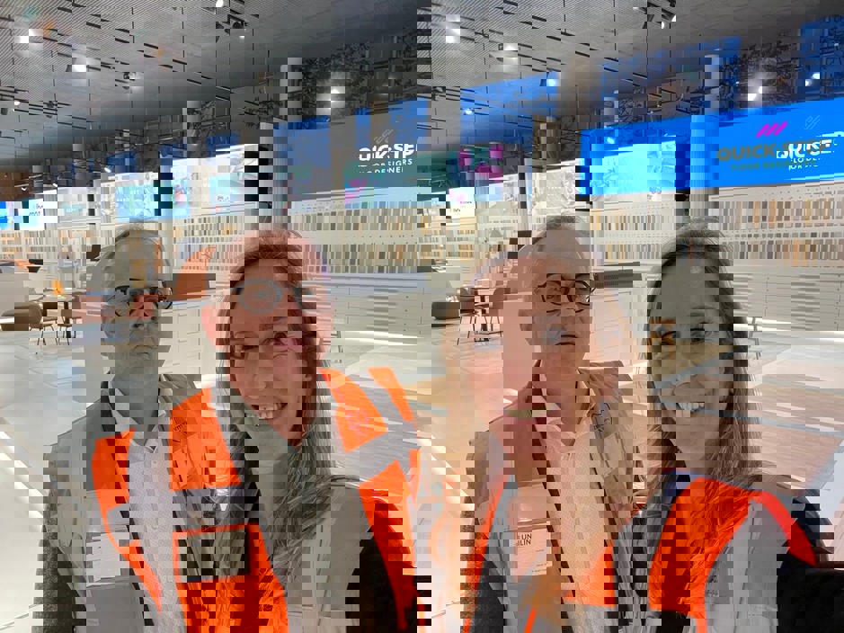 Eerste officiële bedrijfsbezoek Karla Basselier