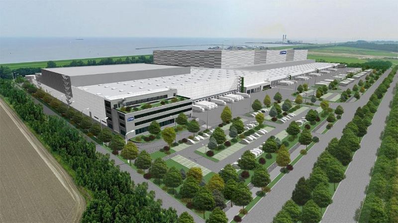 Bouw mega-distributiecentrum Jysk ligt stil