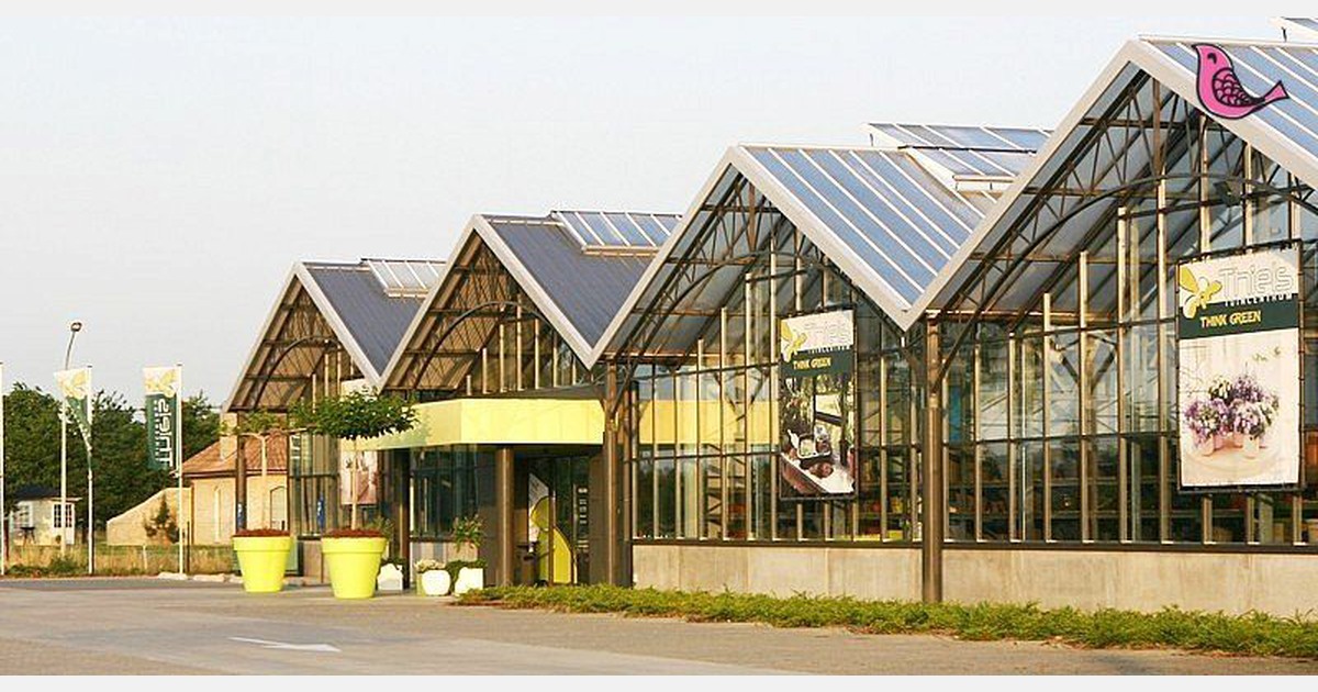 'Tuincentra met handen in het haar'