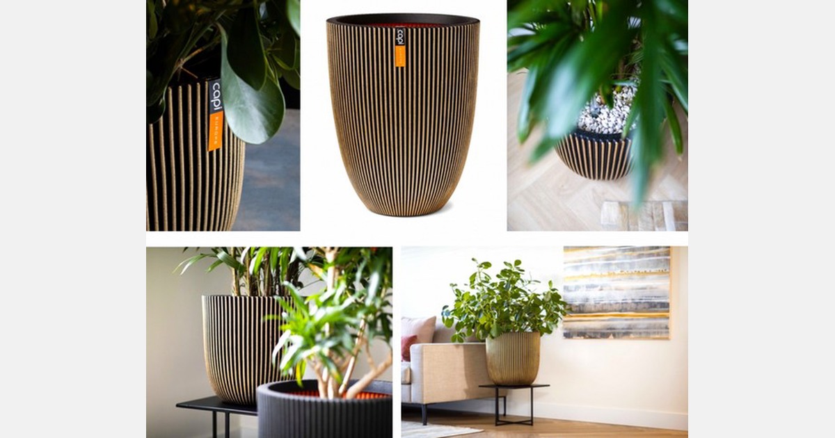 Capi bloempot nu verkrijgbaar in kleur Gold