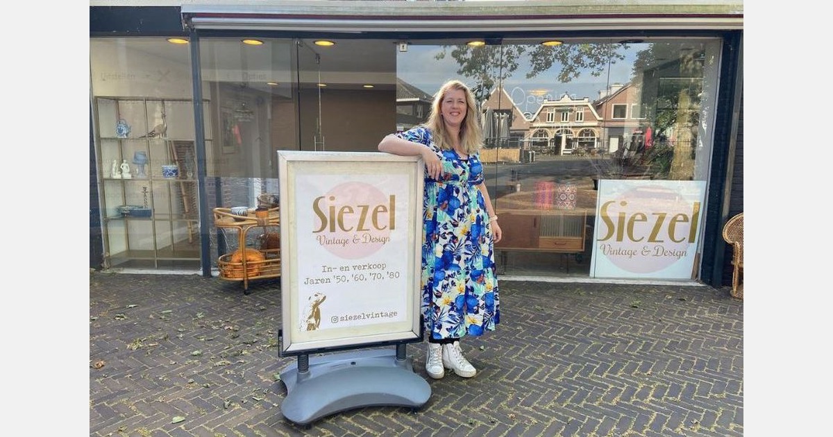 Juffrouw start winkel van haar dromen
