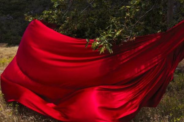 Zijde is een synthetische stof, maar voor de productie zijn geen land ...