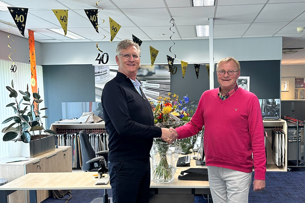 40-jarig jubileum voor praktisch Interfloor-denker Marcel Huisman