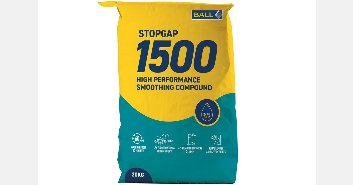 F. Ball voegt Stopgap 1500 toe aan maritiem-goedgekeurde producten