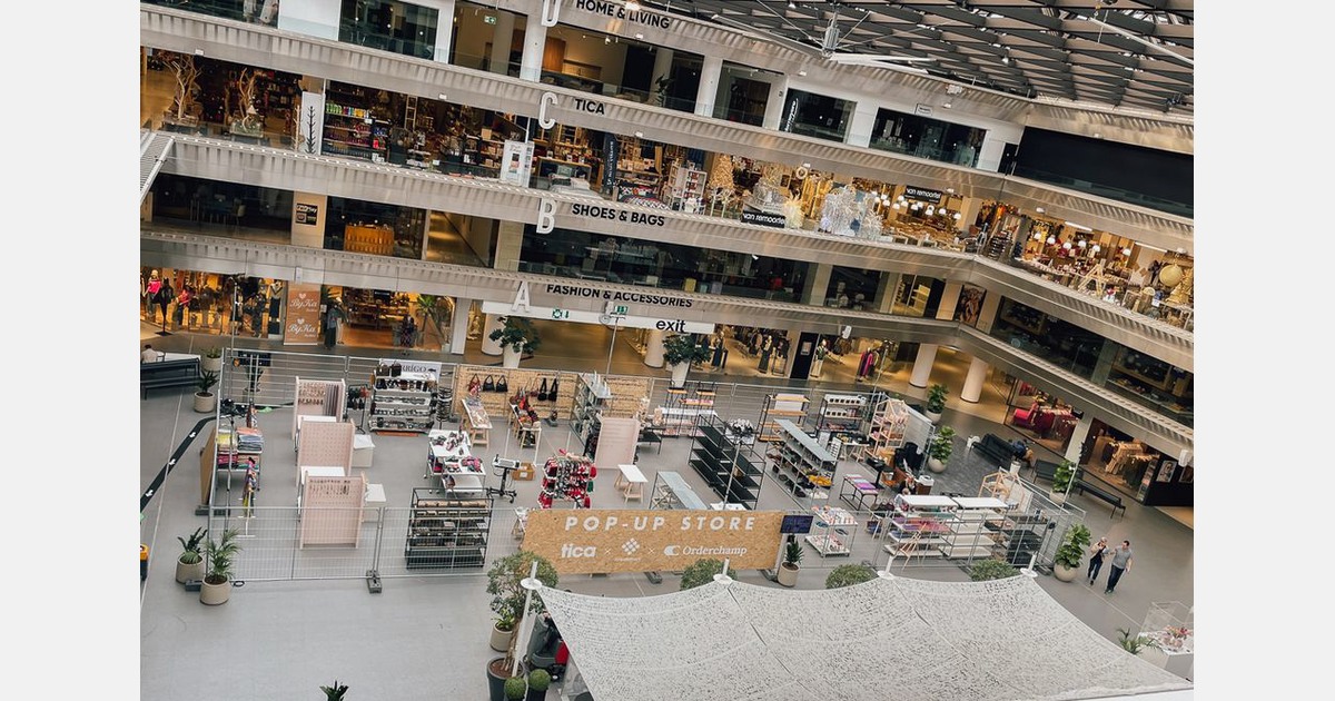 TICA opent met Orderchamp een B2B pop-up store in het Belgische Trademart