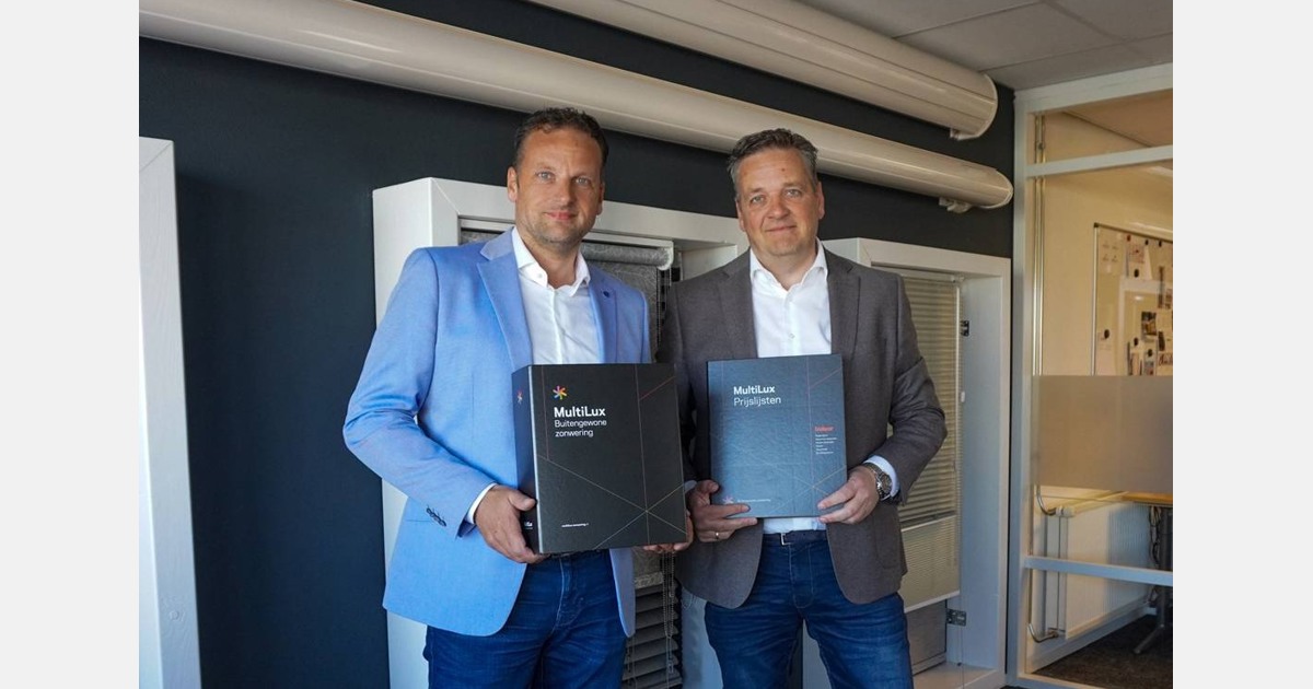 Broers Kees en Gilles Dubbeld starten MultiLux Raamdecoratie